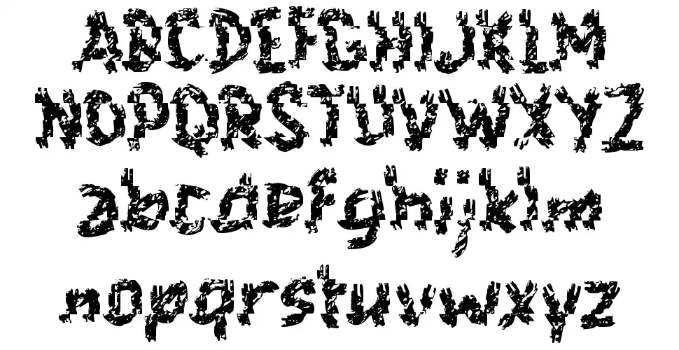 e Earthquake Pangandaran font by wep | FontRiver