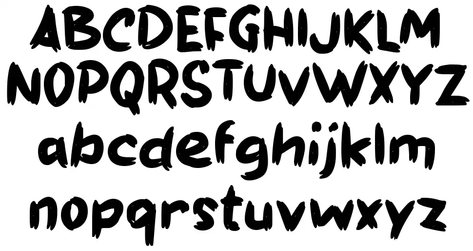 e Eggless Almond font by wep | FontRiver
