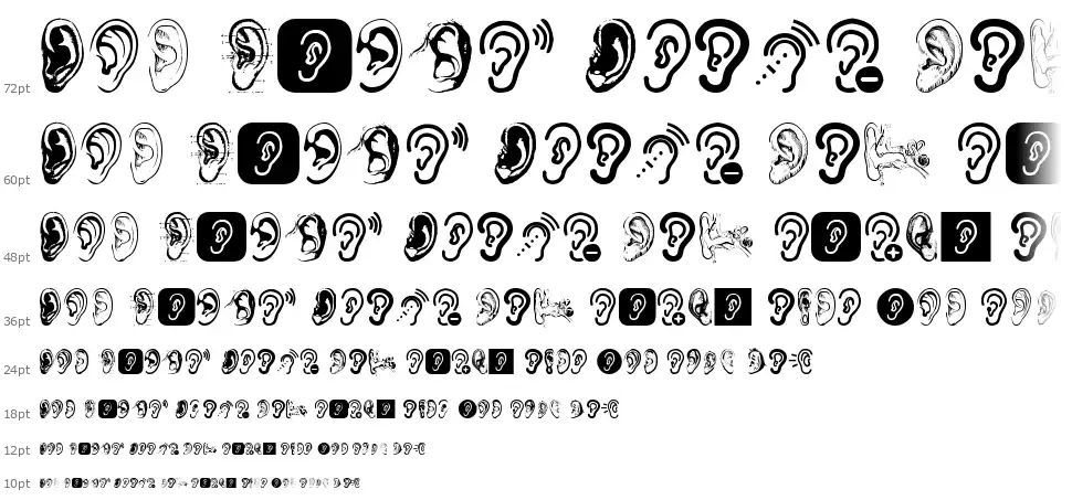 Ear font by Woodcutter | FontRiver