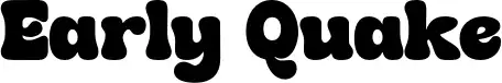 Early Quake font by Dharmas Studio | FontRiver