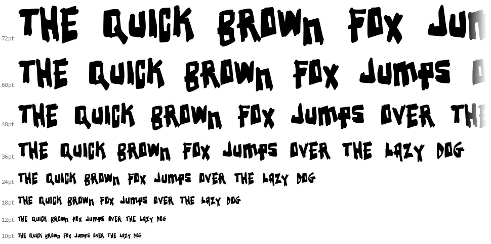 Earthquake font by Pizzadude | FontRiver