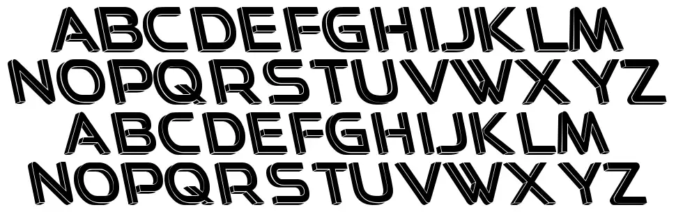 Easy 3D font by Seela Hareesh | FontRiver