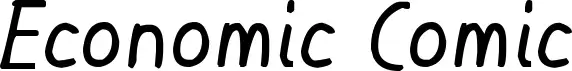 Economic Comic font by Ralph Le Gall | FontRiver