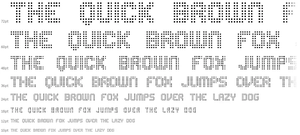 Edit Undo Dot font by Ænigma | FontRiver