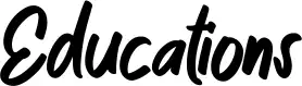 Educations font by belina studio | FontRiver
