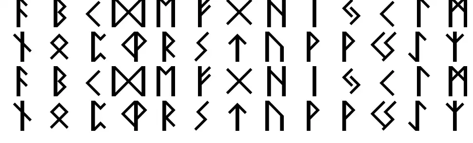 Elder Futhark Font Erulian Press