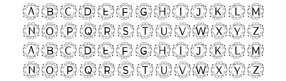 Elegant Monogram font by share font | FontRiver