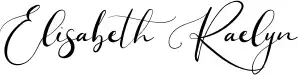 Elisabeth Raelyn font by ReyreyBlue | FontRiver