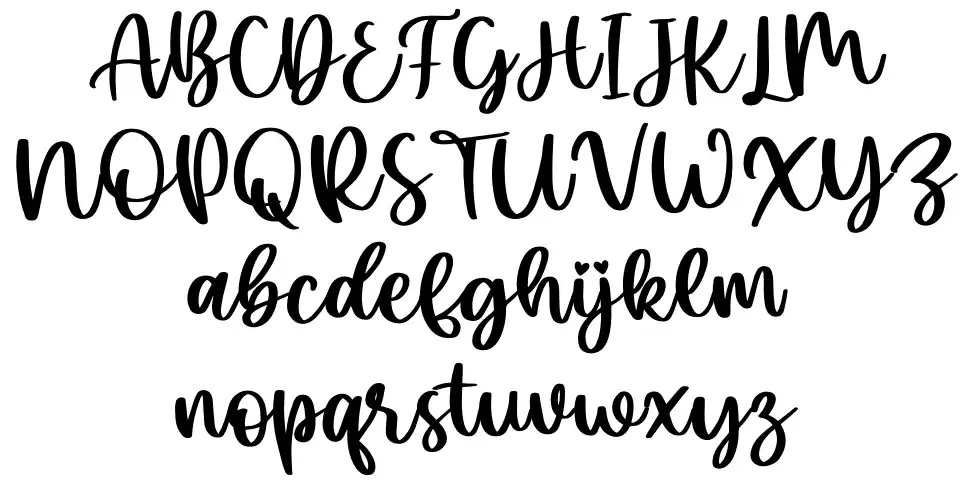 Fuente Ellisha diseñada por Letterena Studios