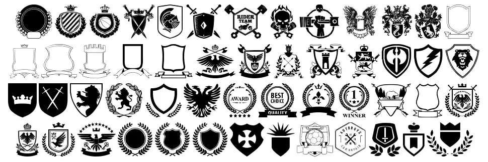 Emblem font by Woodcutter - FontRiver