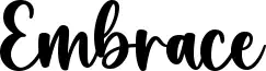 Embrace font by Graphix Line Studio | FontRiver