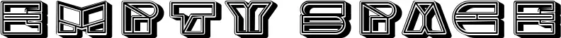 Empty Space font by Vladimir Nikolic | FontRiver