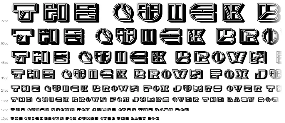 Empty Space font by Vladimir Nikolic | FontRiver