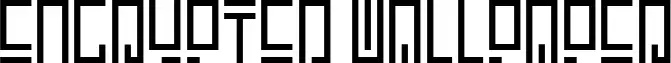 Encrypted Wallpaper font by Rene Verkaart | FontRiver