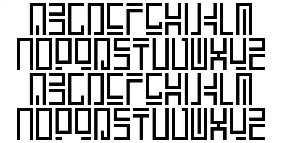 Encrypted Wallpaper font by Rene Verkaart | FontRiver