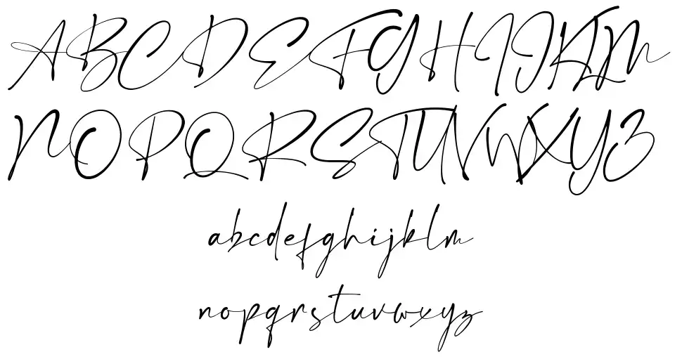 Estrada Signature font by Dwi Ahidian | FontRiver