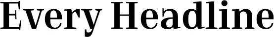 Every Headline font by Anita Jürgeleit | FontRiver
