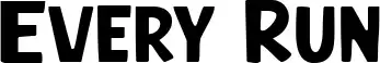 Every Run font by Niskala Huruf | FontRiver