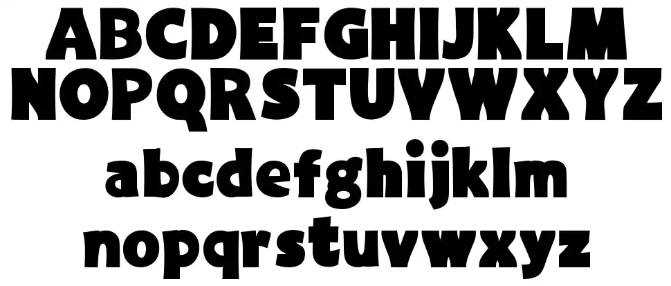 Extra Fat font by Woodcutter | FontRiver