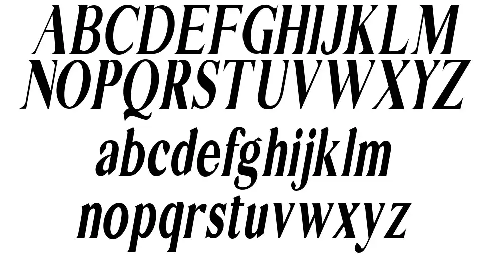 Fuente Extra Serif diseñada por 177Studio