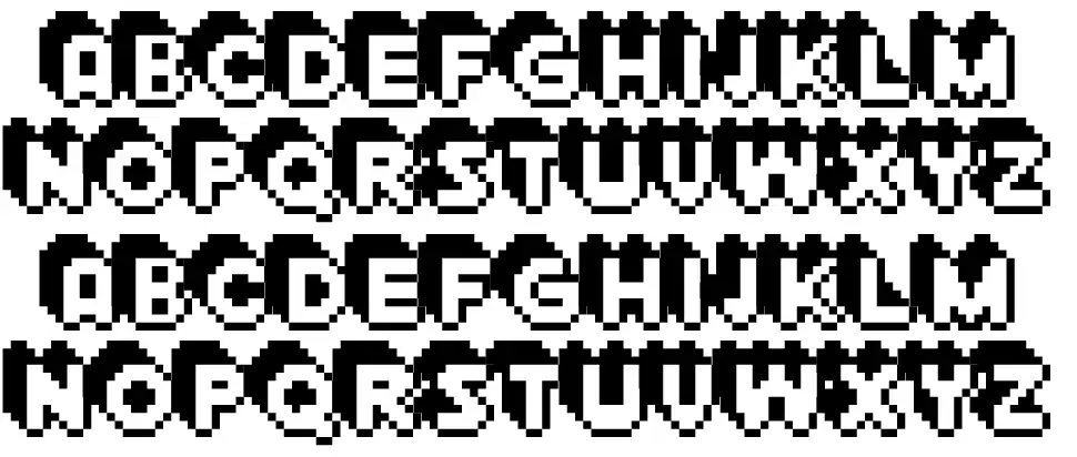 Extrude font by Nic | FontRiver