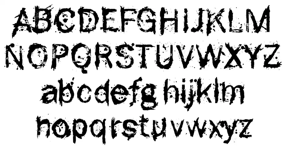 F-Rotten font by Guido Piccione | FontRiver
