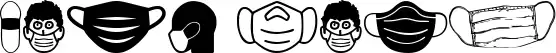Face Mask font by Woodcutter | FontRiver