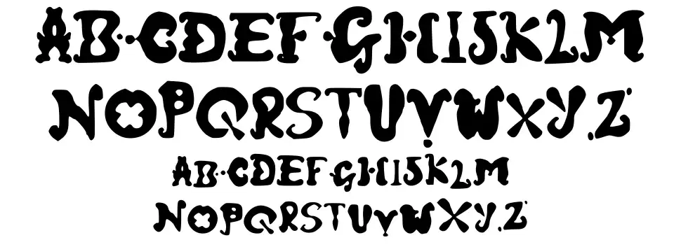 Fairground font by Sophie Fraser - FontRiver