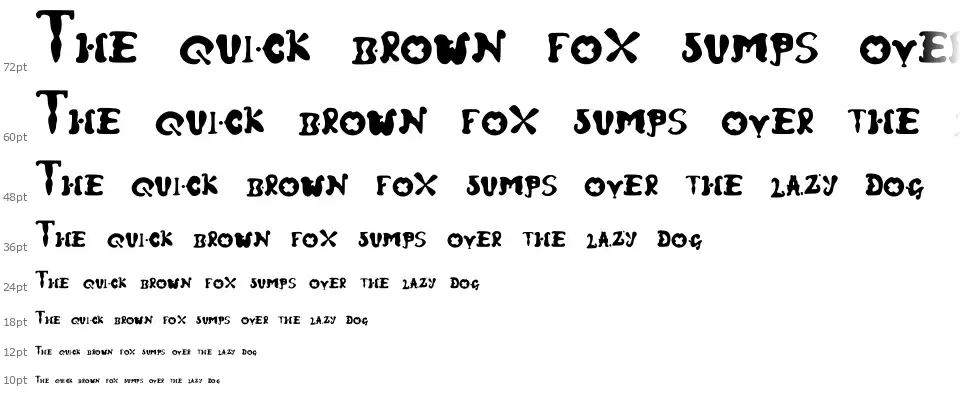 Fairground font by Sophie Fraser | FontRiver