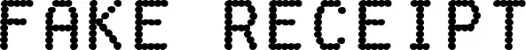 Free Receipt Fonts