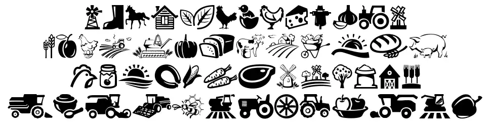 Farm font by Woodcutter | FontRiver