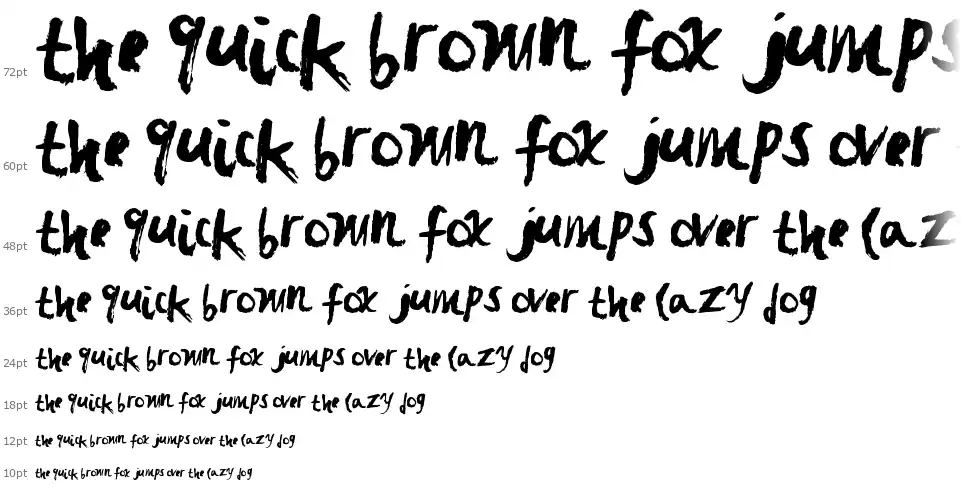 Fast Brush font by Xerographer Fonts | FontRiver