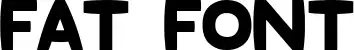 Fat Font font by Ruggero Motta | FontRiver