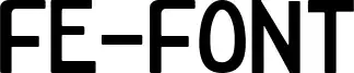 FE-Font Fonte por