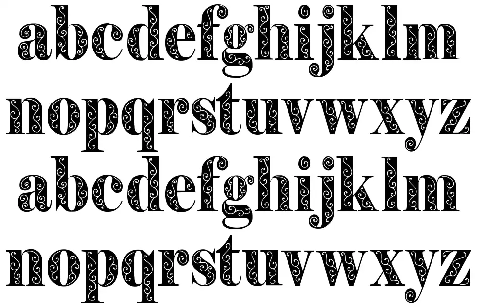 Filigran font by EvasUniqueFonts | FontRiver