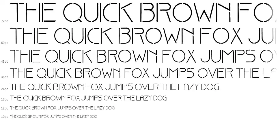 Fine Stencil font by BC | FontRiver