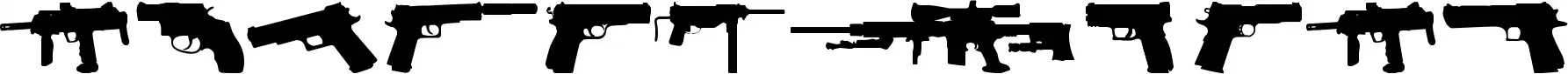 Free Guns Fonts
