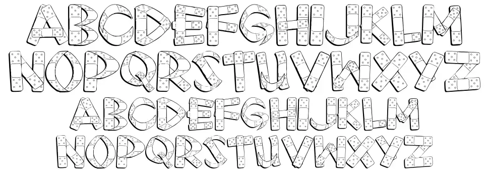 First Aid font by Claude | FontRiver