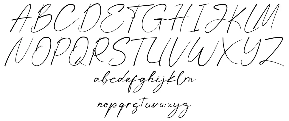 First Month font by Rangga Putra Budi Pratama | FontRiver