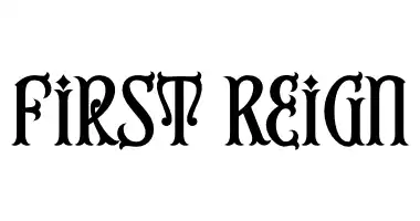 Fuente First Reign diseñada por Måns Grebäck