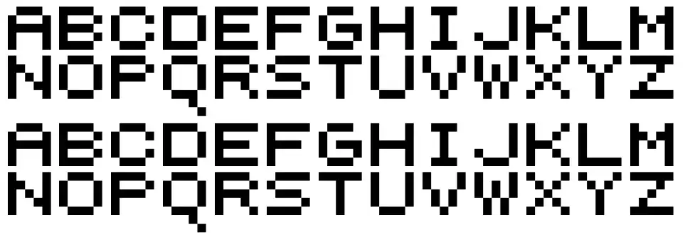 Five By Five font by jeti | FontRiver