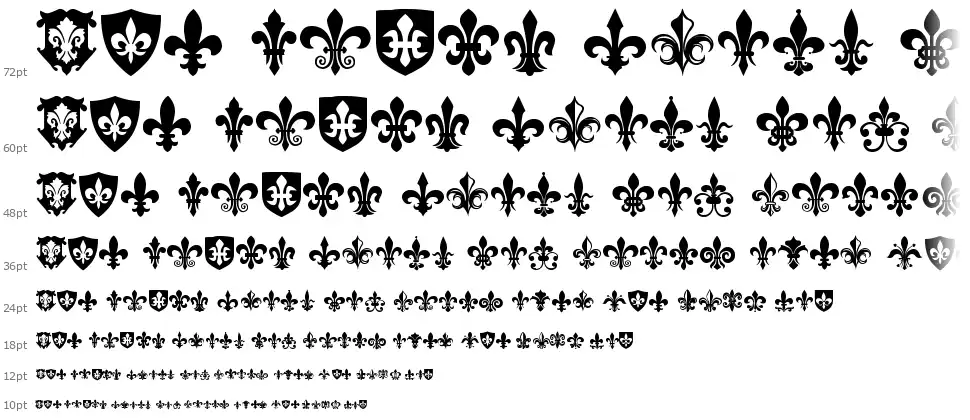 Fleur de Lis font by Woodcutter | FontRiver
