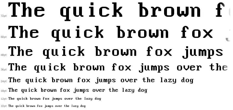 Flexi IBM VGA False font by VileR | FontRiver