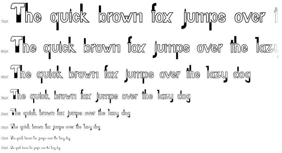 Flood Water font by Nio van der Nat | FontRiver