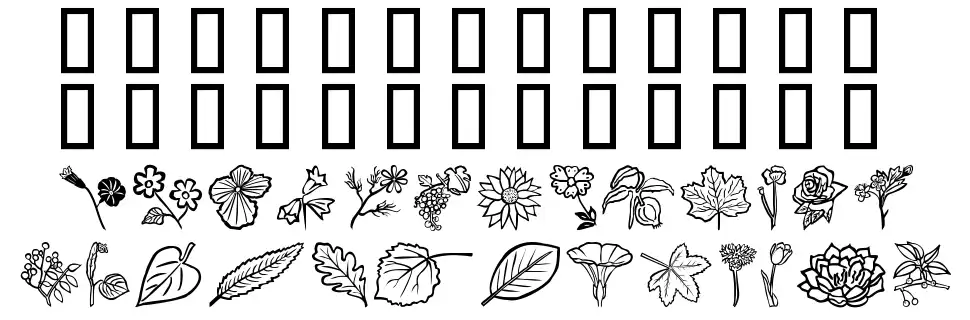 Flower Show font by Fraternet | FontRiver