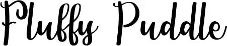 Fluffy Puddle font by Yumna Family | FontRiver