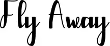 Fly Away font by Hardiboy Design | FontRiver