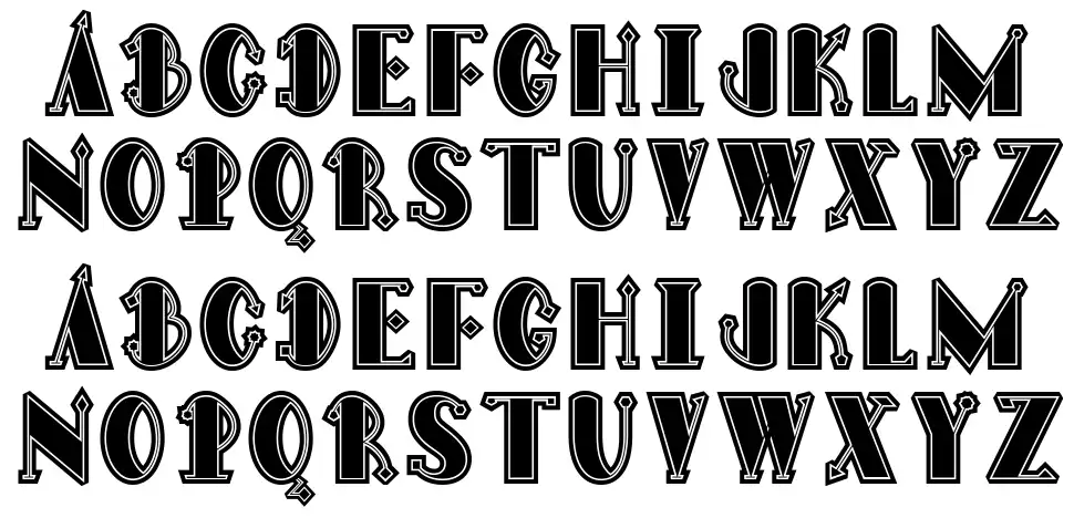 Mayan Style Font