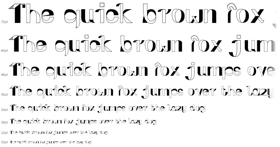 Fold Up font by Nio van der Nat | FontRiver