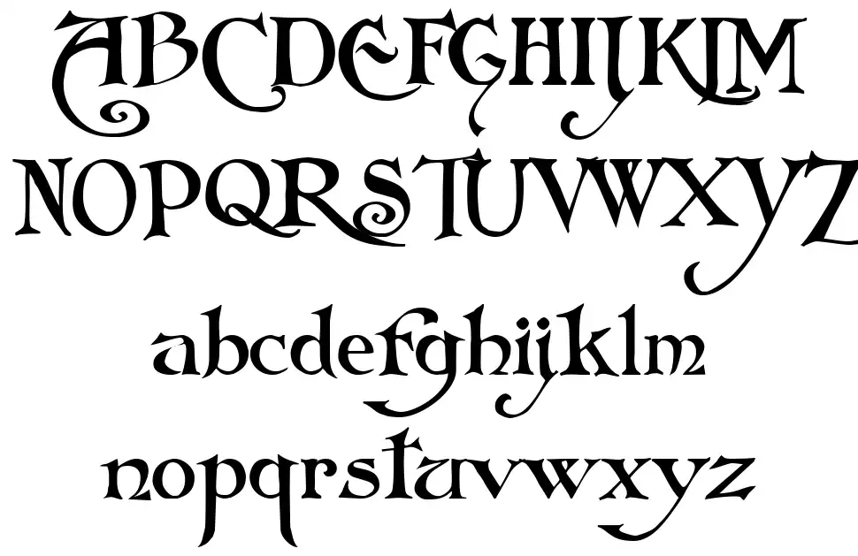 Folkard font by The Scriptorium - FontRiver